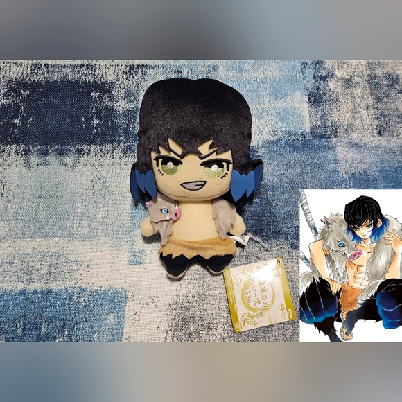 Banpresto | Other | Demon Slayer Inosuke Hashibira Plush Banpresto ...